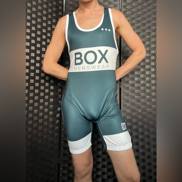 BOX | Other | Box Menswear Singlet In Greenwhite Size Lxl Nwot | Poshmark
